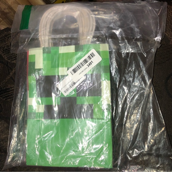 Minecraft | Party Supplies | Minecraft Party Favor Bags For Miner Theme ...